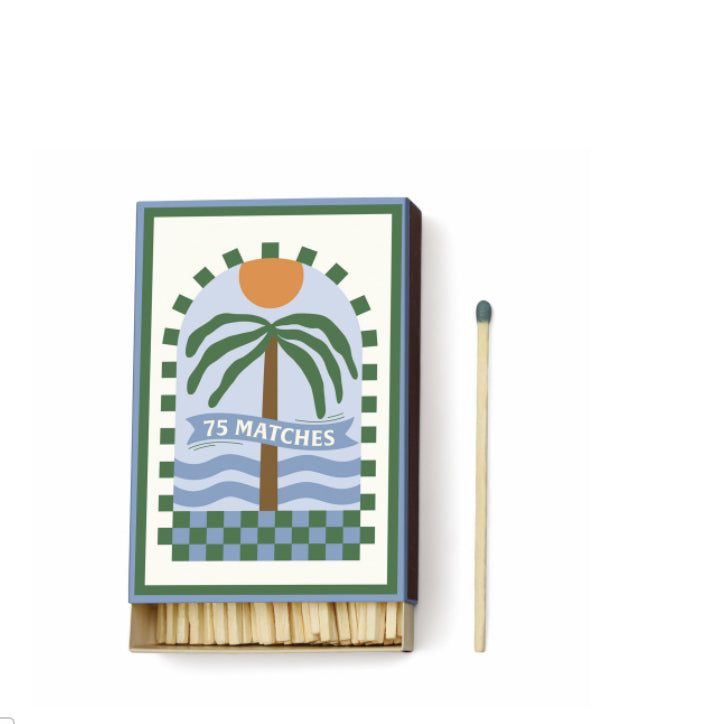Palm Tree Box Matches – Styled Abode