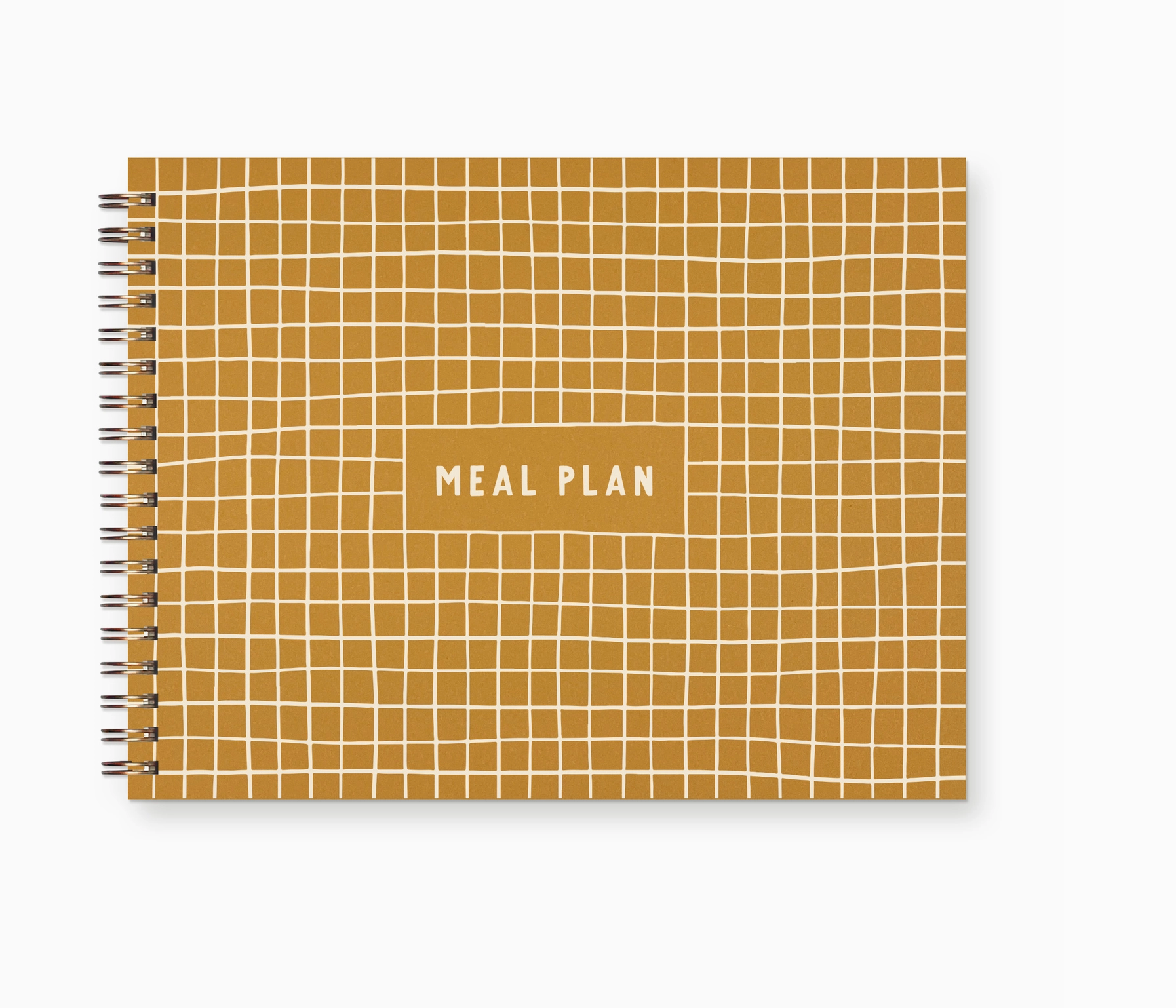 Meal & Grocery Planner - Yellow Grid – Styled Abode
